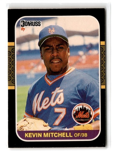 1987 Donruss Kevin Mitchell #599 New York Mets Baseball Card | eBay