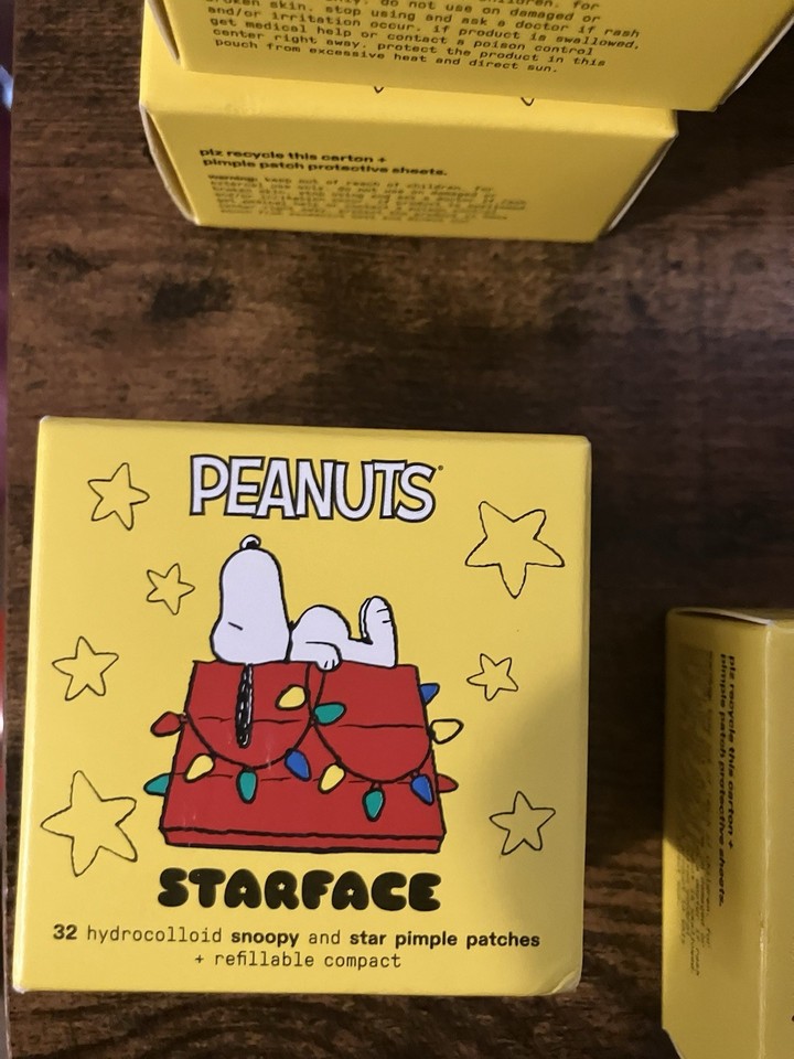 New! Starface x Snoopy PEANUTS Hydro-Star Pimple Patches + Big Snoopy ...