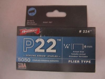 Staples for Arrow P22 Stapler 1/4" #224 NEW 79055022145 | eBay