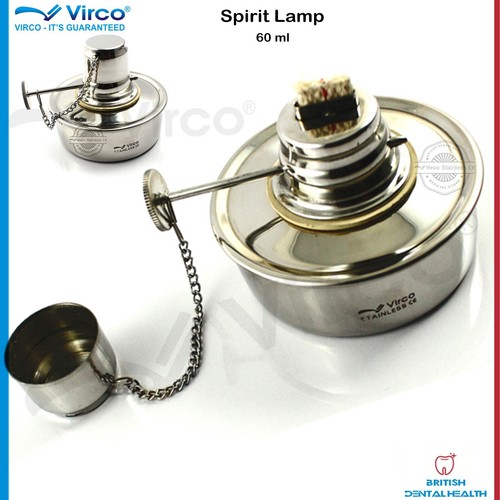 SPIRIT LAMP ALCOHOL METHYLATED BUNSEN BURNER LABORATORY JEWELLER WITH ...