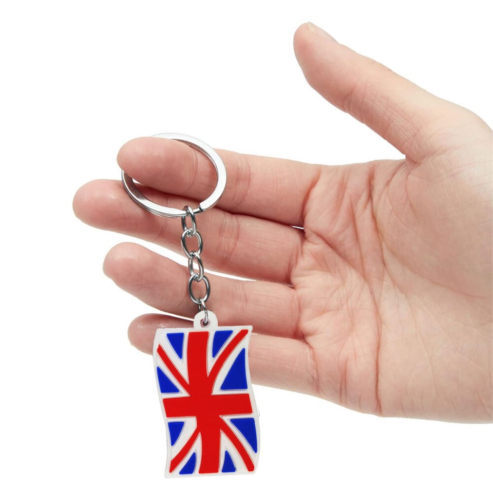 National Flag Car Key Chain Kids Toy Pendant Keychain Charms Keyring ...