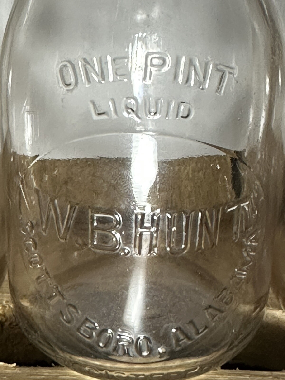 W.B. Hunt Scottsboro Ala 2 Quart’s & 1 Pint Dairy Milk Bottle Set ...