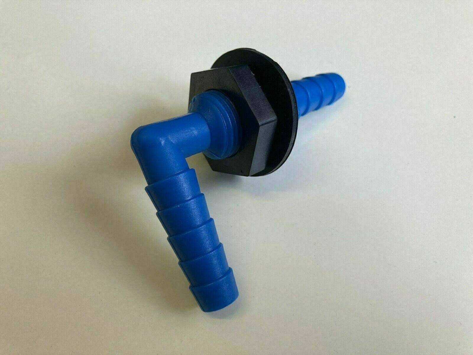 REIMO Tank connector Bulkhead Fitting Elbow Water Removal - 12mm Hose ...