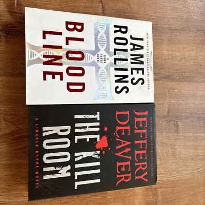 Bloodline By James Rollins (2012) & The Kill Room By Jeffrey Deaver ...