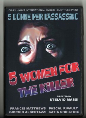 Stelvio Massi FIVE WOMEN FOR THE KILLER (1974) Lurid Giallo w/ English ...