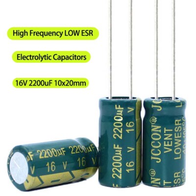 16V 2200uF Electrolytic Capacitors High Frequency LOW ESR 2200uF 16V ...