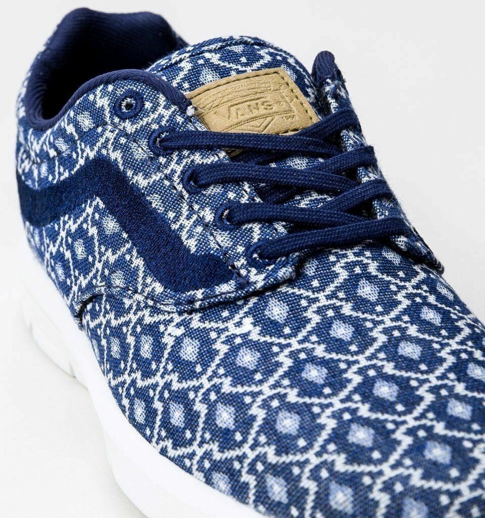VANS ISO 1.5 (Blanket Weave) Eclipse Blue Womens UltraCush Trainers ...