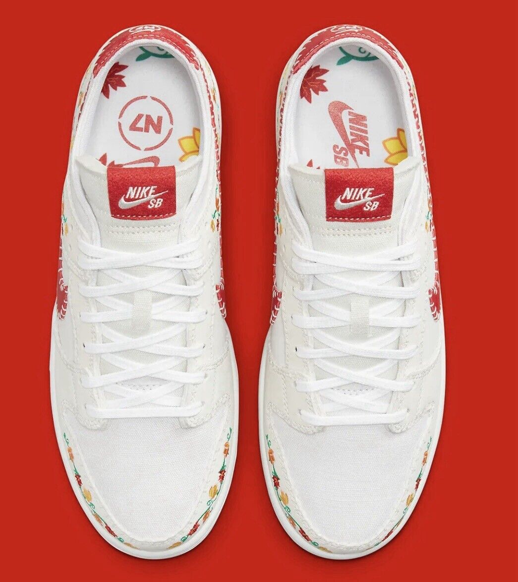 Size 13 - Nike SB Dunk Low Decon N7 - “Sail University Red Size 13 - Nike SB Dunk Low Decon N7 - “Sail University Red