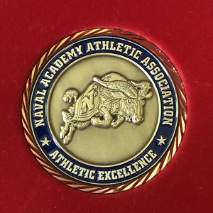 US Naval Academy Athletic Association Athletic Excellence Coin with Box ...