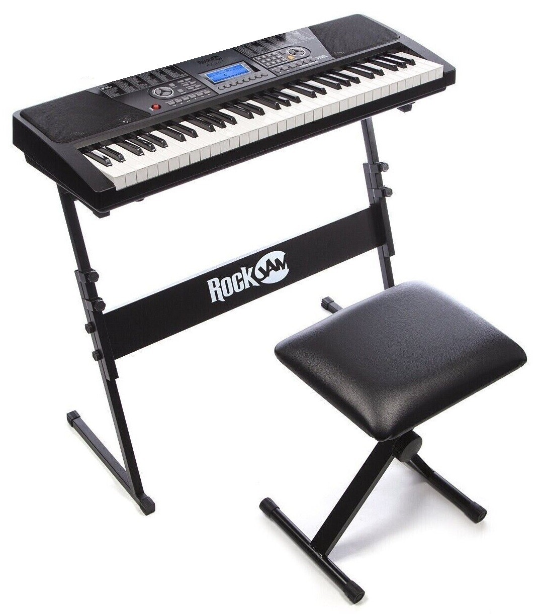 RockJam RJ561 61 Key Electronic Interactive Teaching Piano Keyboard ...