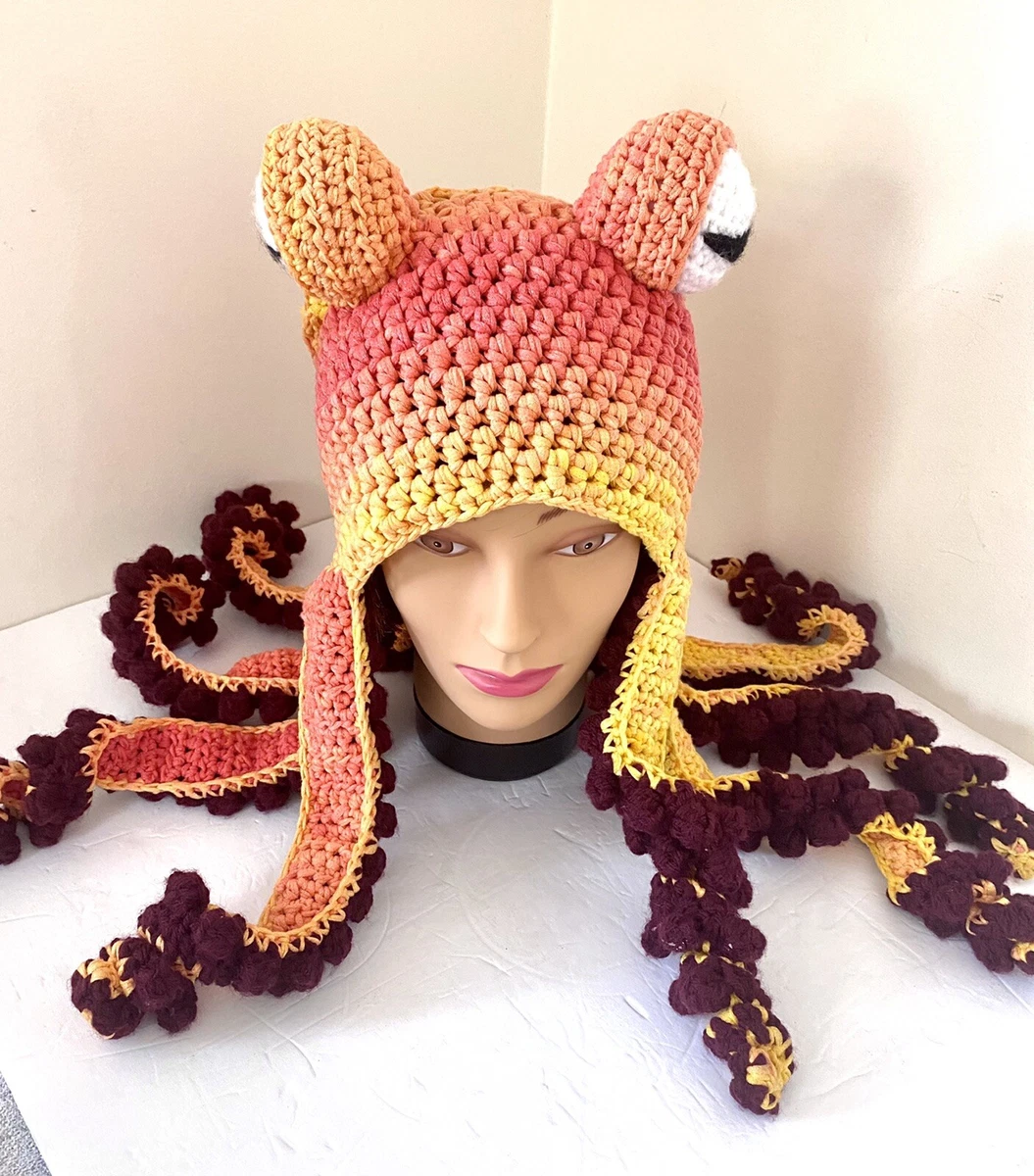 Crochet Octopus Hat