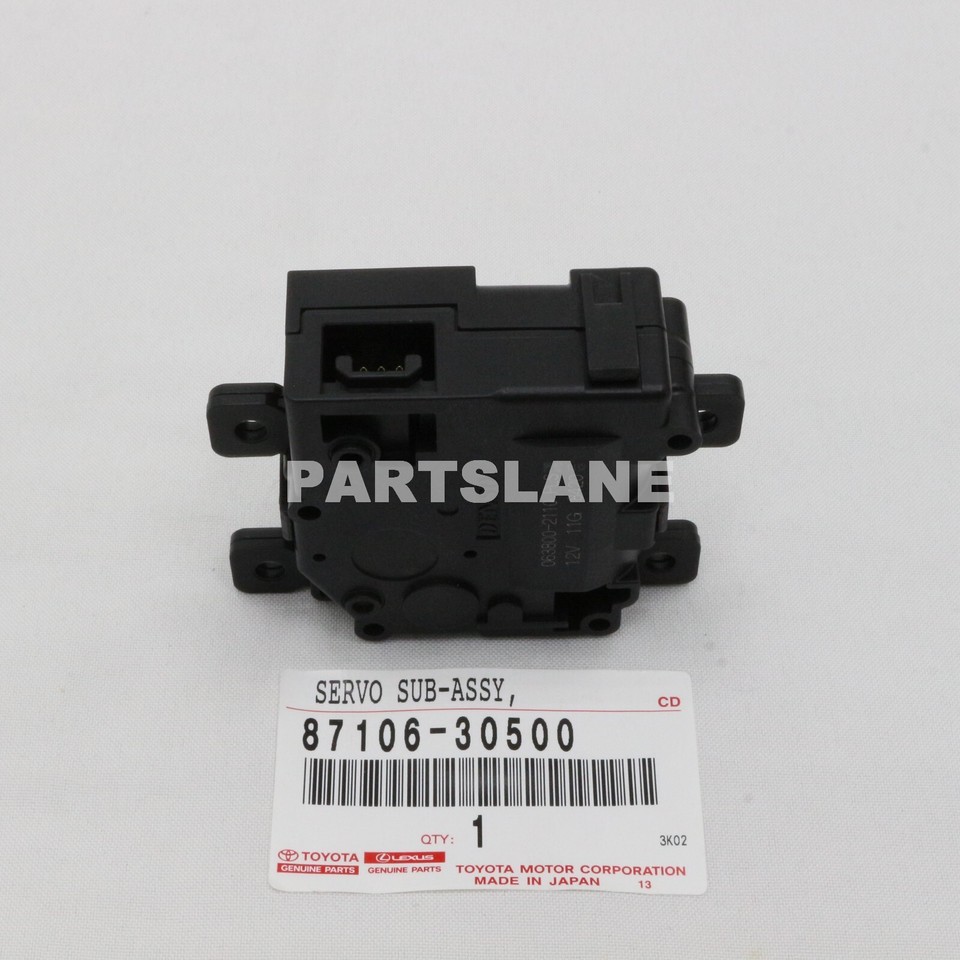 87106-30500 Toyota OEM DAMPER SERVO SUB-ASSY, AIR CONDITIONER RADIATOR ...