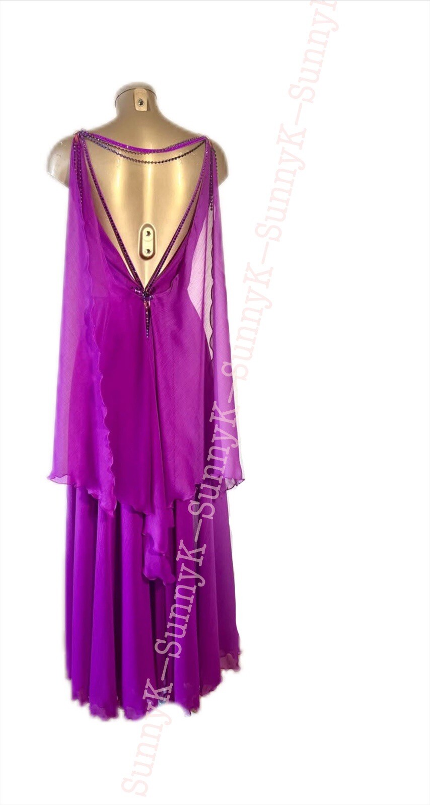 Handmade Dance Dress/Standard Ballroom Competition smooth Waltz Tango ...
