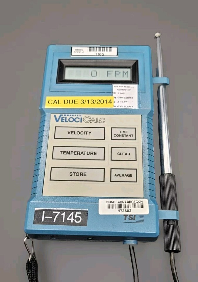 TSI 8350 0-200°F, 15 to 999 FPM Ranges, Air Velocity Meter. Tested! | eBay