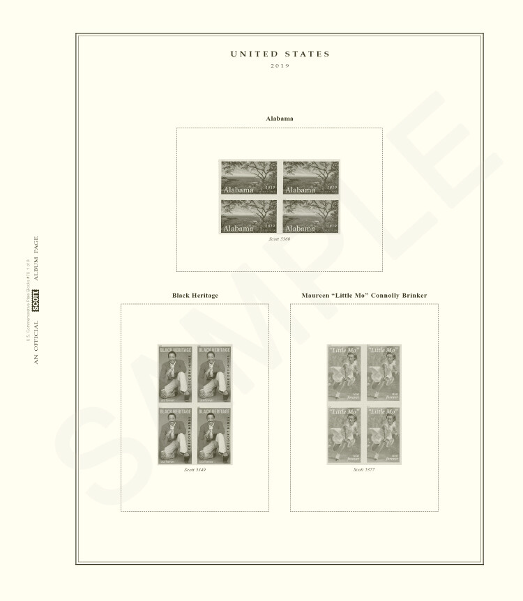 Scott US Commemorative Plate Block Album (1901 - 2015) | eBay