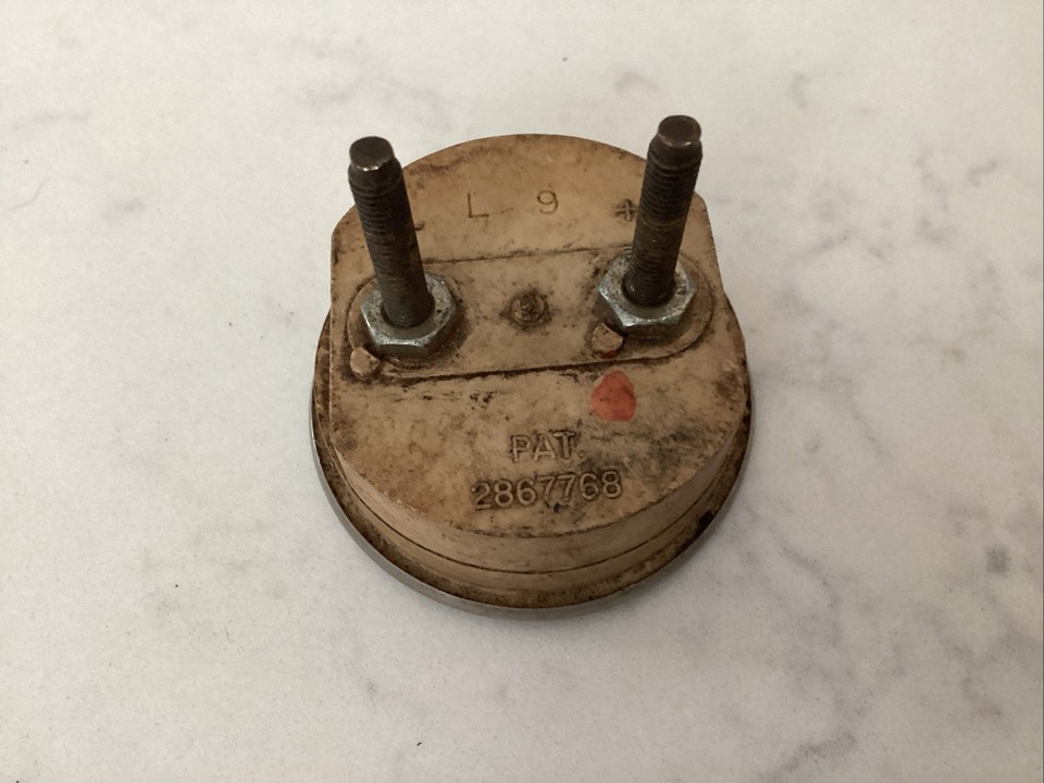 Vintage Wisconsin Air Cooled Engine Gauge 15 Amp Ammeter 2867768 | eBay