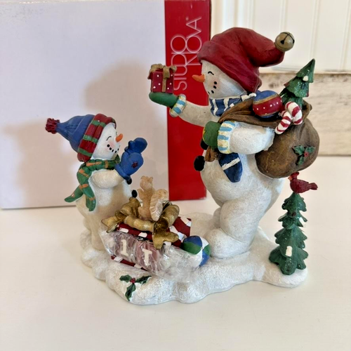 Studio Nova Snowman Countdown Calendar Christmas Resin Figurine Holiday ...