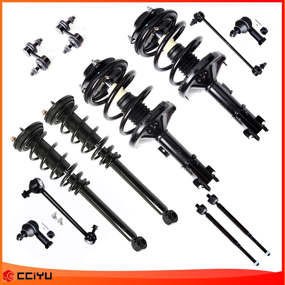 12Pcs For 00-05 Mitsubishi Eclipse Front Rear Struts Springs Sway Bars ...