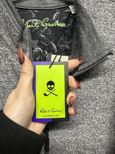 NWT Robert Graham Men's Classic Fit Zip Up Jacket Size Medium | eBay