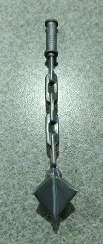 1968 Auth/Orig Marx Johnny West Silver Knight Chain Mace Nice Condition ...