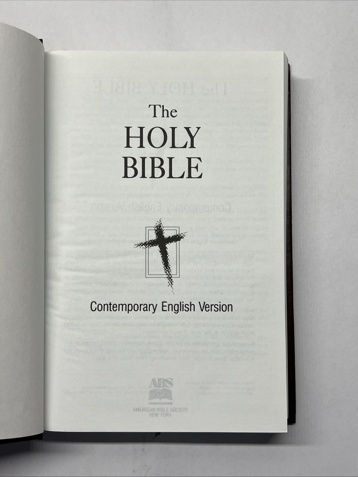 The Holy Bible Contemporary English Version - Hardcover 1995 | eBay