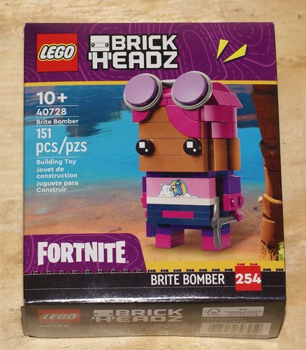 LEGO 40728 BRICKHEADZ Fortnite Brite Bomber 151 pieces New in Unopened ...
