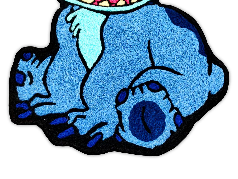 Lilo and Stitch Cartoon Floor Mat Modern Area Accent Wool Carpet Living ...
