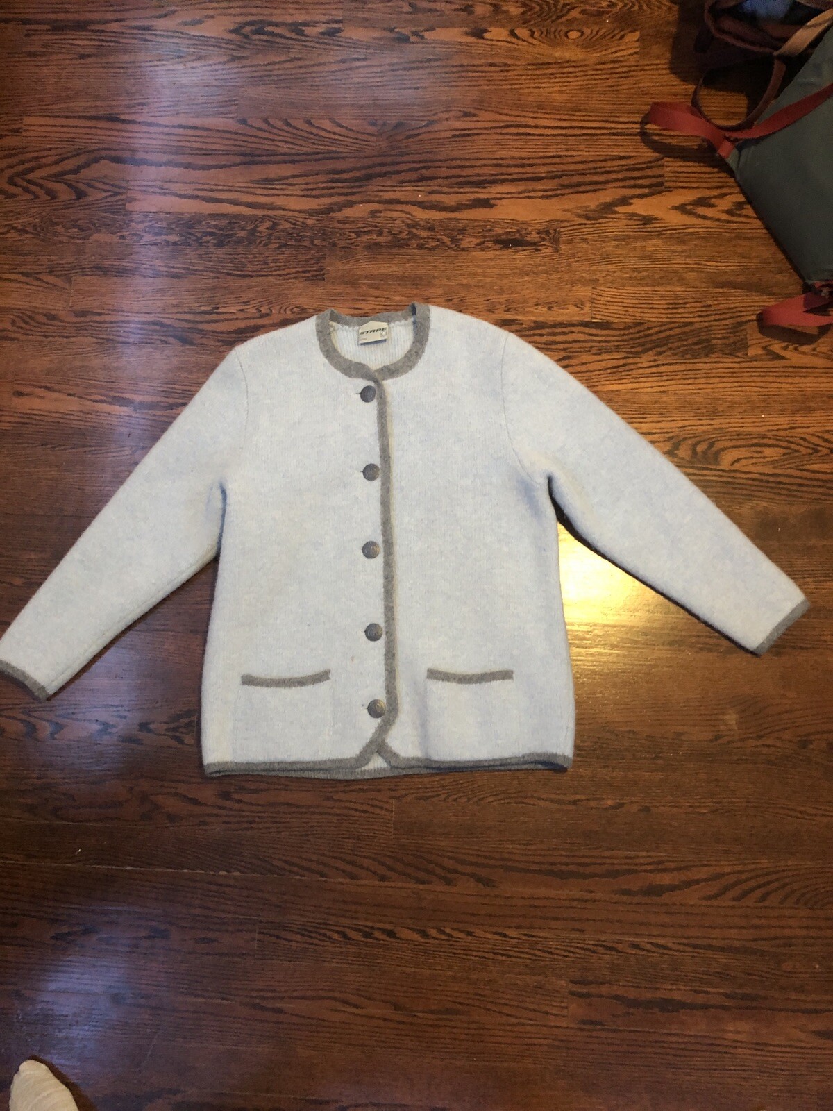 Stapf Sportswear Tyrol Womens Grey Wool Sweater Made … - Gem