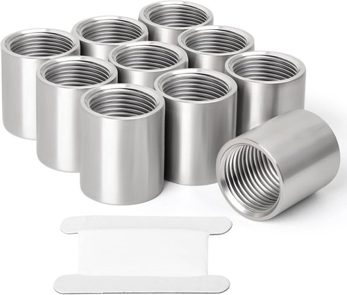 10PCS 304 Stainless Steel Cast Pipe Fitting, Coupling, 3/8" x 3/8" NPT ...