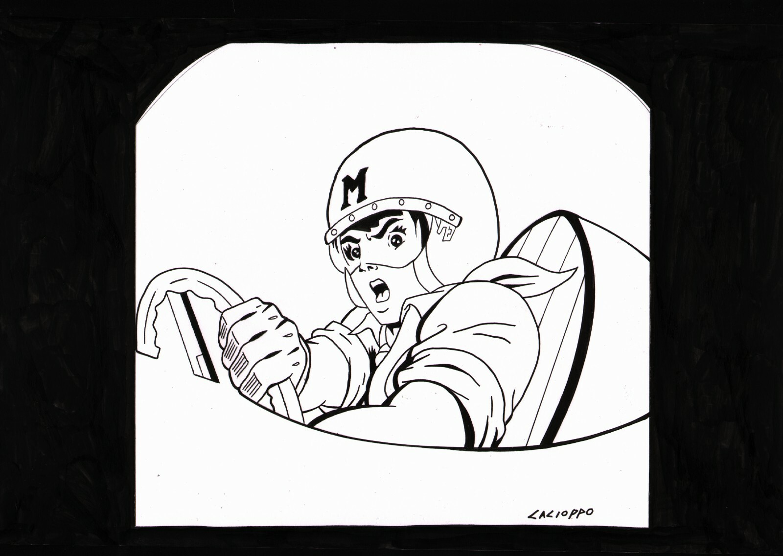 SPEED RACER II PINUP~ANTHONY CACIOPPO~NEW ART | eBay
