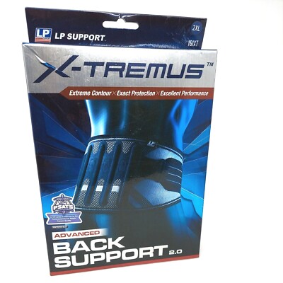 Pro Contour X-Tremus 161XT Men's Back Support Brace Semi-Rigid Lumbar ...
