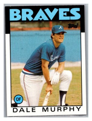 1986 Topps #600 Dale Murphy Near Mint -Good Condition | eBay
