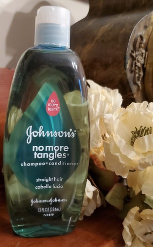 Johnson's No More Tangles Shampoo + Conditioner Straight Hair AUTHENTIC ...