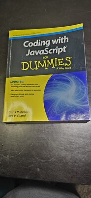 Coding with JavaScript For Dummies - Paperback By Minnick/Holland Cond.VERY GOOD 9781119056072| eBay