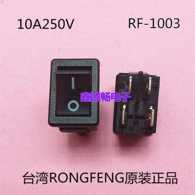 1 PC RONG FENG RF-1003 TV-5 Rocker Switch 4 Pins 2 Positions 10A 250VAC ...