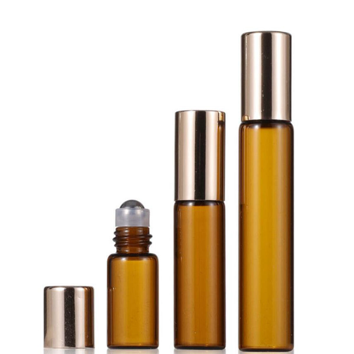 5/10ml Roller Rollerball Perfume Essential Oil Roll On Ball Glass ...