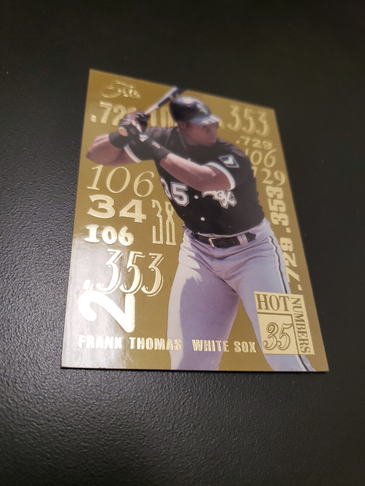 Frank Thomas 1995 Flair Hot Numbers MLB Insert Card # 9 of 10 | eBay