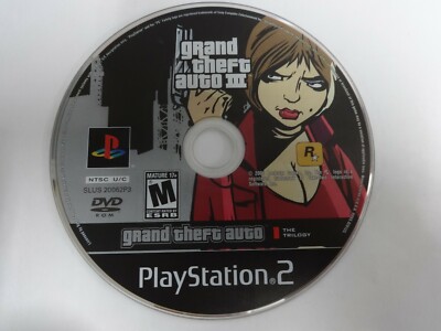 Grand Theft Auto 3 (Trilogy Edition) Playstation 2 PS2 Game Disc Only ...