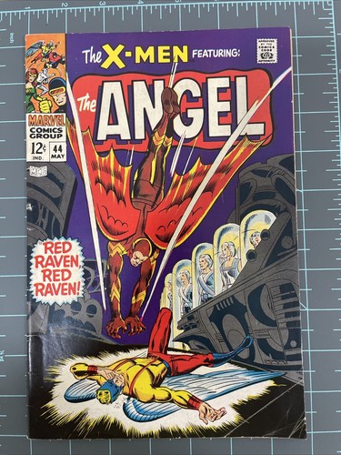 X-Men #44 - 1st App Red Raven & Origin Of Iceman Marvel Comics 1968 | eBay