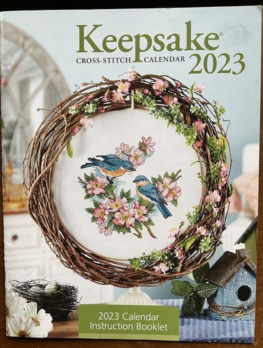 KEEPSAKE CROSS STITCH CALENDAR 2023 Craftways all charts pictured | eBay