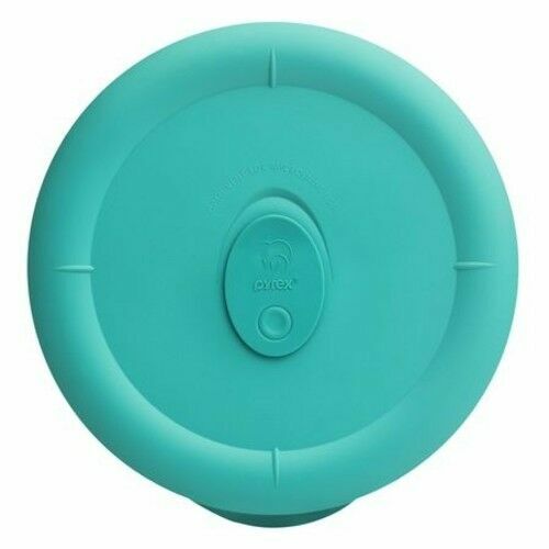PYREX Pro 5 Cup Round Plastic Lid Turquoise Vented Model Ov-8201 for ...
