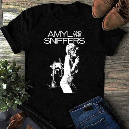 Amyl and the Sniffers T-Shirt Unisex 100% Cotton Tee All Size S-34XL ...