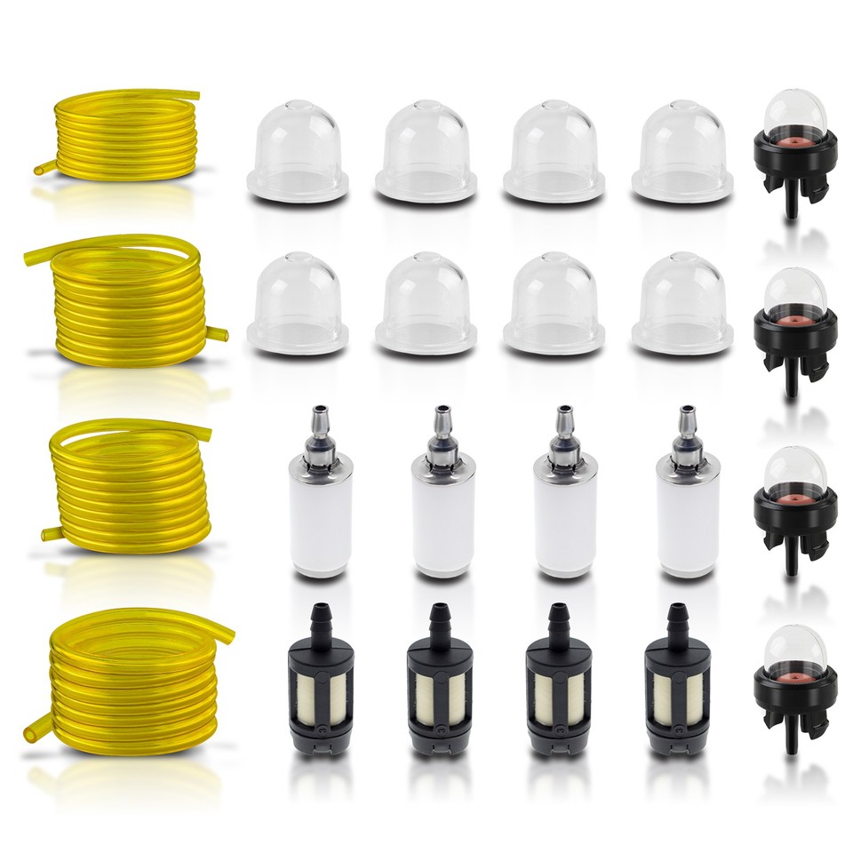 Fuel Filter Line Hose Primer Bulb Kit For Poulan Weed Eater Gas Trimmer ...