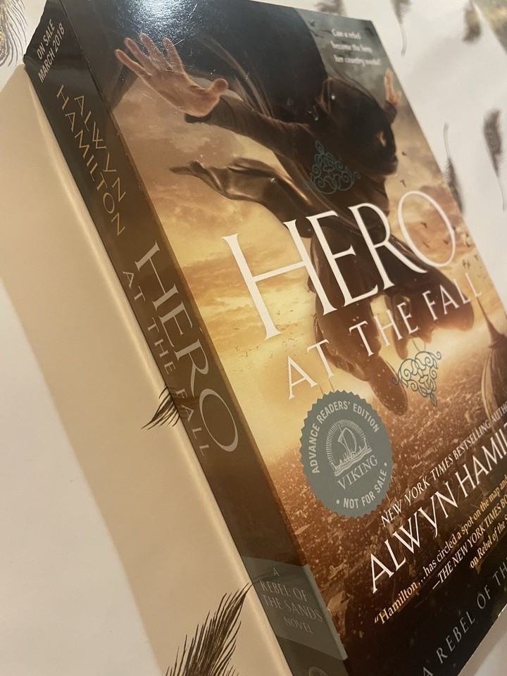 Paperback Advance Reader Copy Hero at the Fall by Alwyn Hamilton | eBay