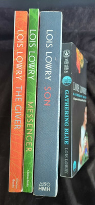 Set of 4 Lois Lowry The Giver series (Messenger, Finding Blue, Son) | eBay