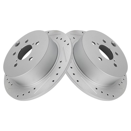 TRQ BRA19842 Disc Brake Rotors For Subaru Impreza 12-23 LH OR RH Rear ...
