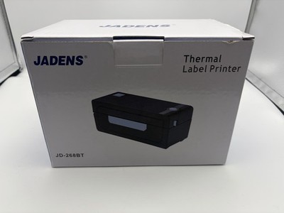JADENS 268BT Bluetooth Thermal Shipping Label Printer Black New In box | eBay