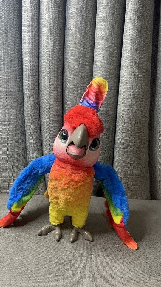 FurReal Friends Rock A Too The Show Bird Interactive Talking Plush ...