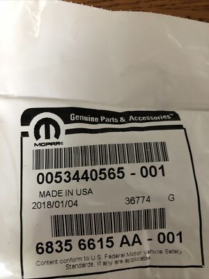 Genuine MOPAR Door Plug 68356615AA (6 Pieces) | eBay
