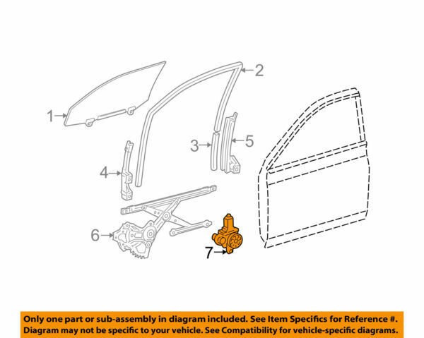 85710-58010 Toyota Motor assy, power window regulator, rh 8571058010 ...